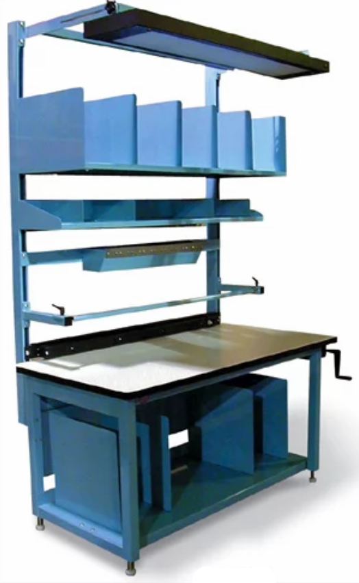 Model ELHCPB | Ergoline Height Adjust Complete Packaging Workbench